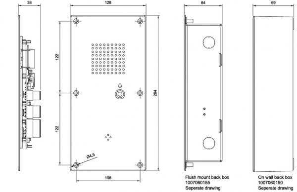 Tamper and Vandal Proof Intercom Station with One Button – 1007061000 ...
