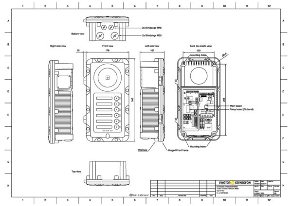 Exigo Industrial Ex Access Panel, 6 Buttons - EAPFX-6 - 1023221516 - RingUK